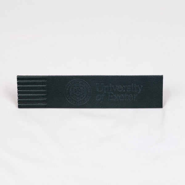 Exeter Logo Hampton Leather Bookmark – University of Exeter Merchandise