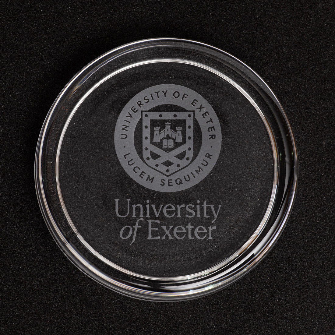 Exeter Logo Glass Paperweight – University of Exeter Merchandise